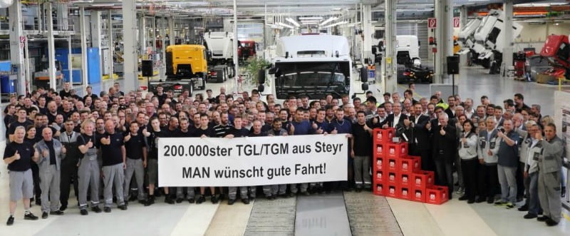 MAN de Steyr já produziu 200 mil veículos das séries TGL/TGM - Revista ...