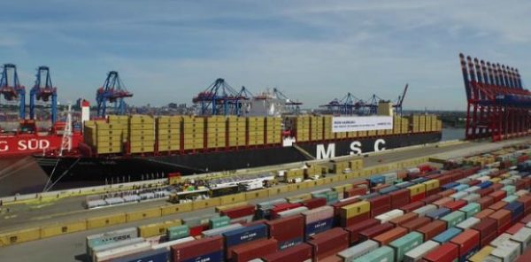 Maior porta-contentores do mundo vai atracar no Porto de Sines ...