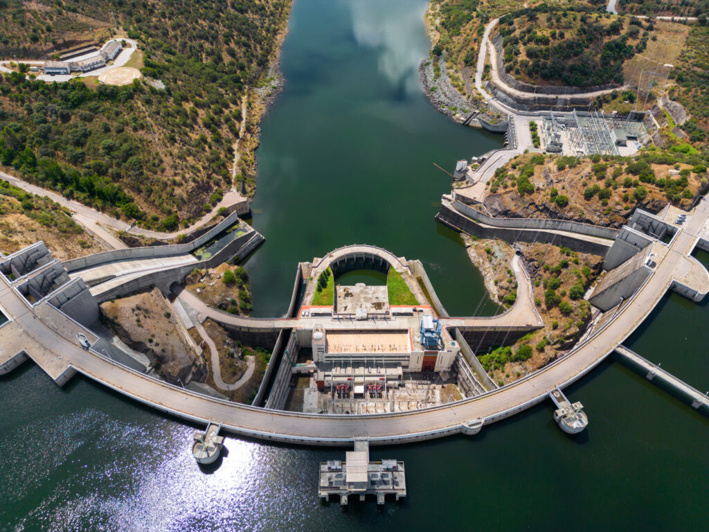 Alqueva simula cheia no rio Guadiana